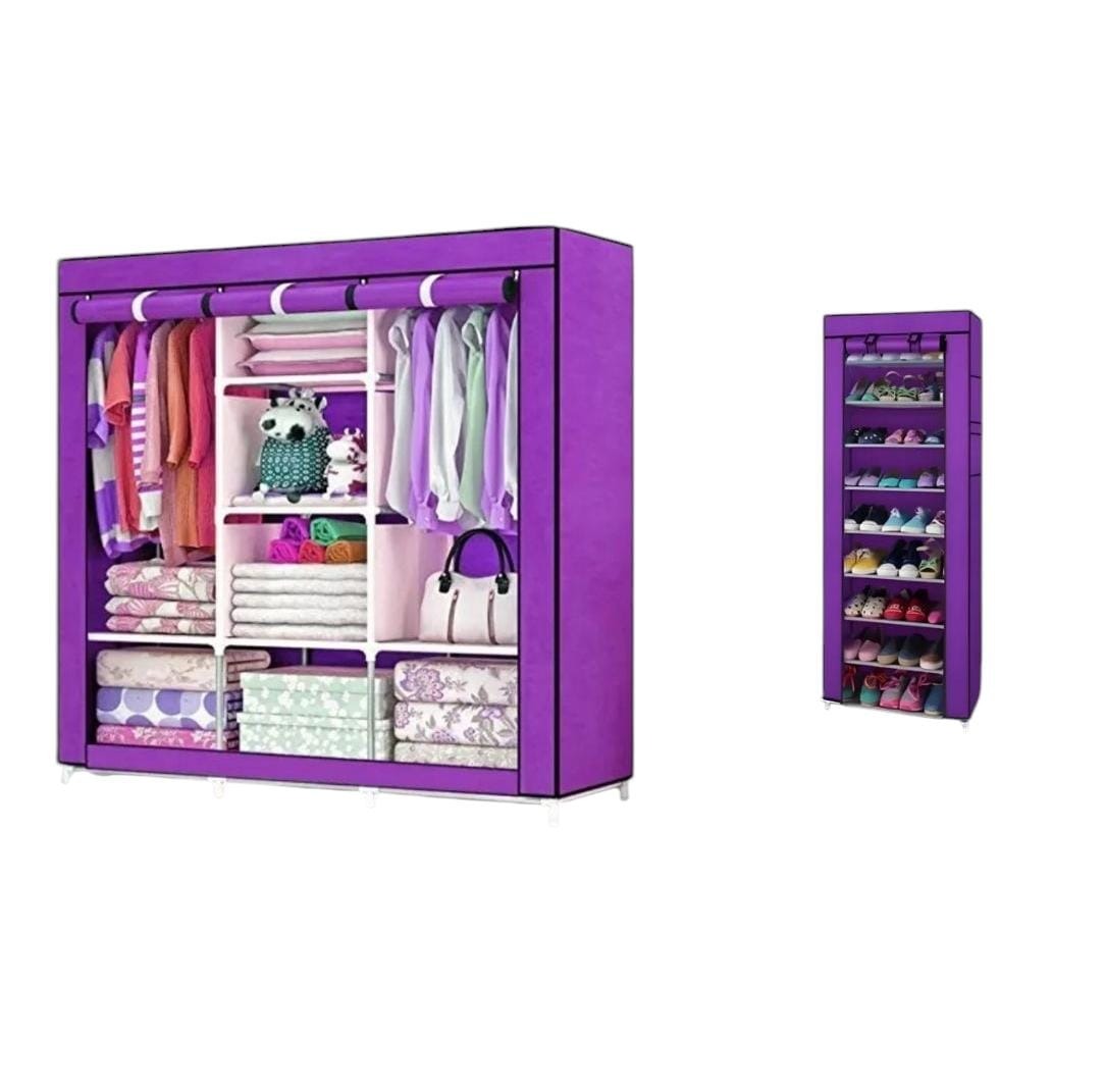 🔥 “Adiós al desorden: Combo 2x1 Armario + Zapatera 9 Niveles solo por – Planeta Premium